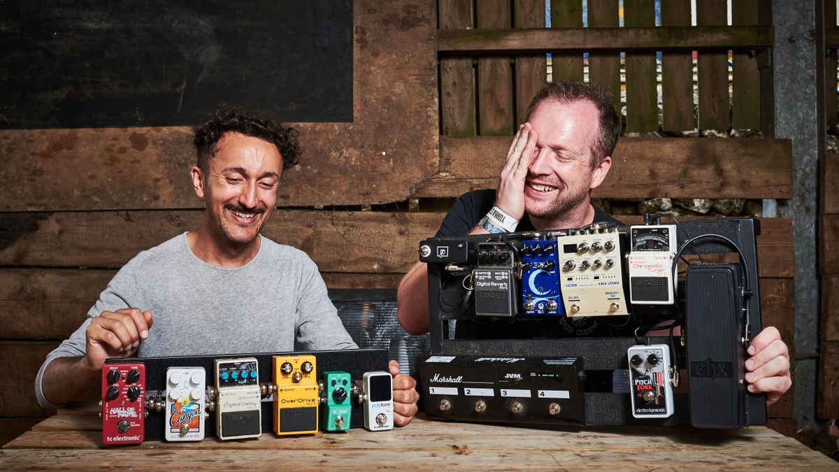 Pedalboard tour with Maybeshewill's Robin Southby and John Helps ...