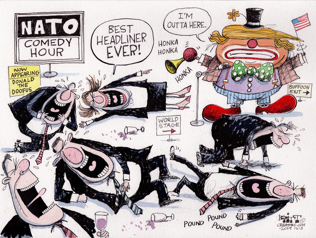 Political Cartoon World NATO Comedy Hour | The Week
