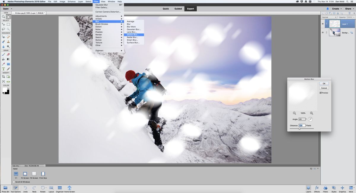 Let it snow! Make snowy scenes with free Photoshop snow brush | Digital ...