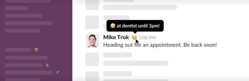 Slack's new status feature lets you tell your teammates what you're up ...