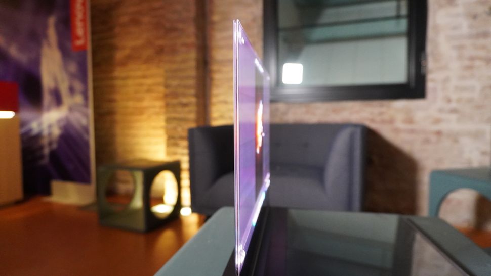 Lenovo ThinkBook Transparent Display Laptop concept hands-on review ...