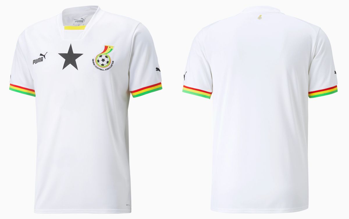 Ghana World Cup 2022 home kit released: Puma go minimal once more for ...