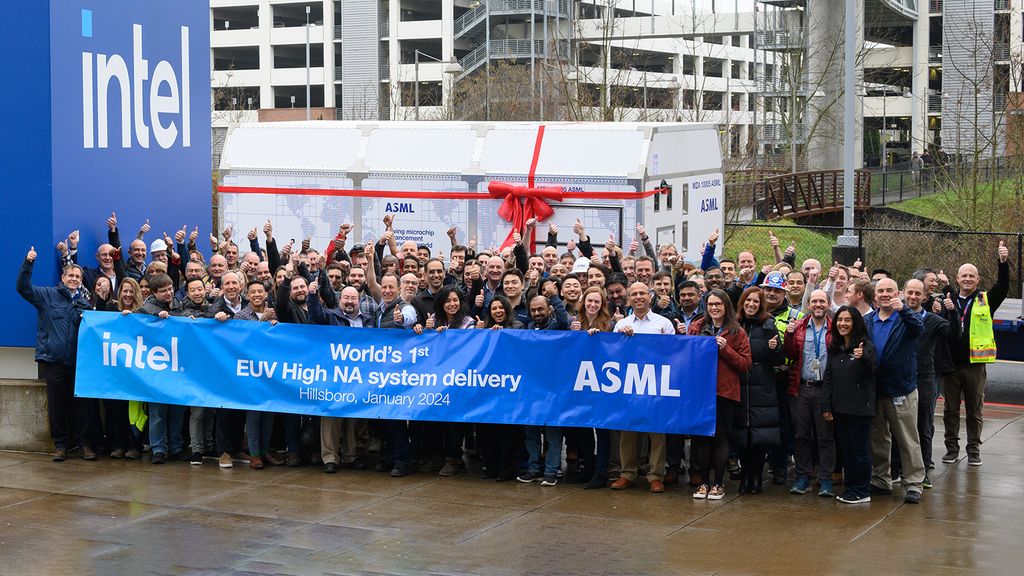 Intel receives first High-NA EUV chipmaking tool from ASML — Intel is the first pathfinder for ...