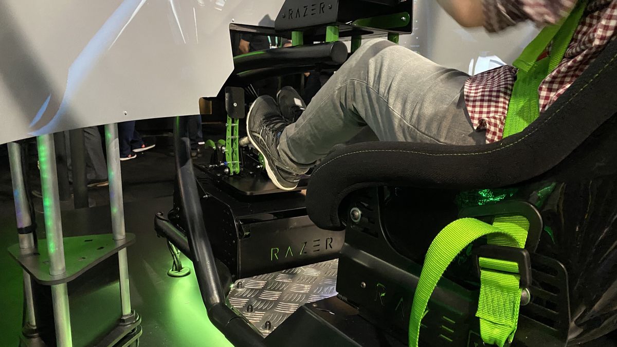 I Drove Razer's Massive Esports Racing Machine | Tom's Hardware