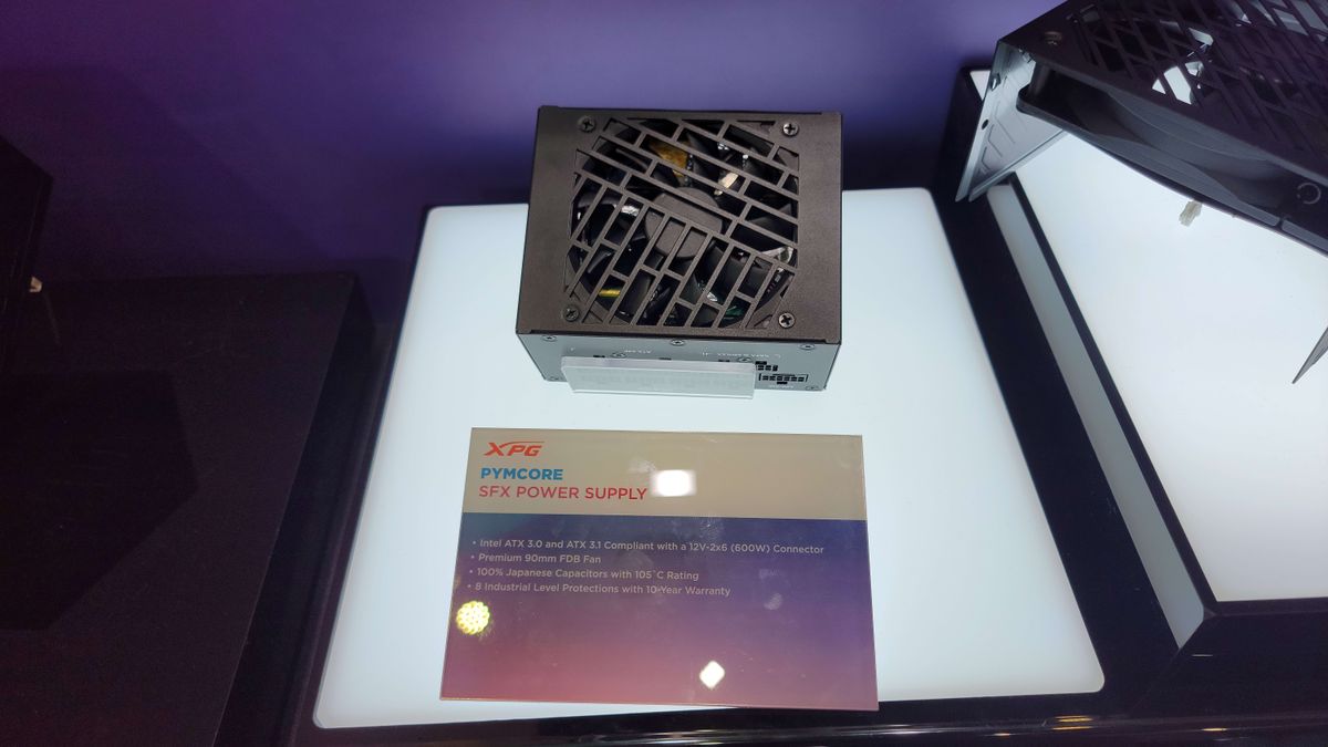 Adata shows off hybrid air/water cooling tower at Computex — new PSUs ...
