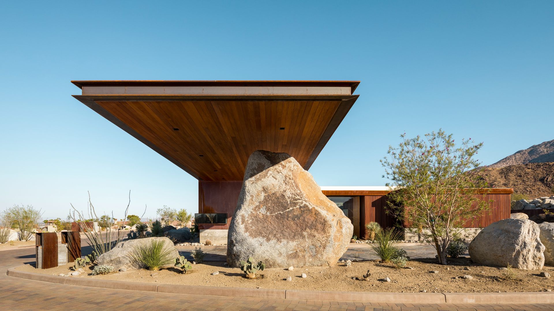 Palm Springs Studio AR&D designs Desert Palisades guardhouse | Wallpaper*