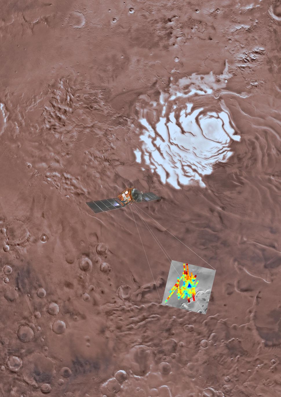 Mars' South Pole May Hide Large Underground Lake | Space