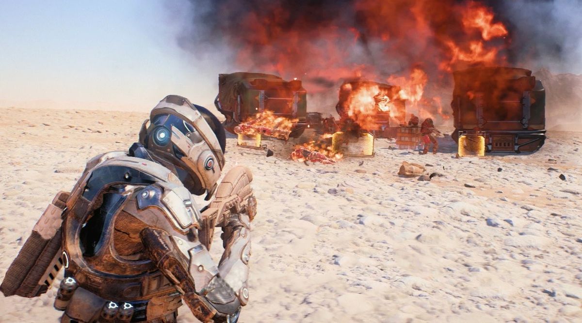 A new Mass Effect: Andromeda gameplay video digs into the elements of ...