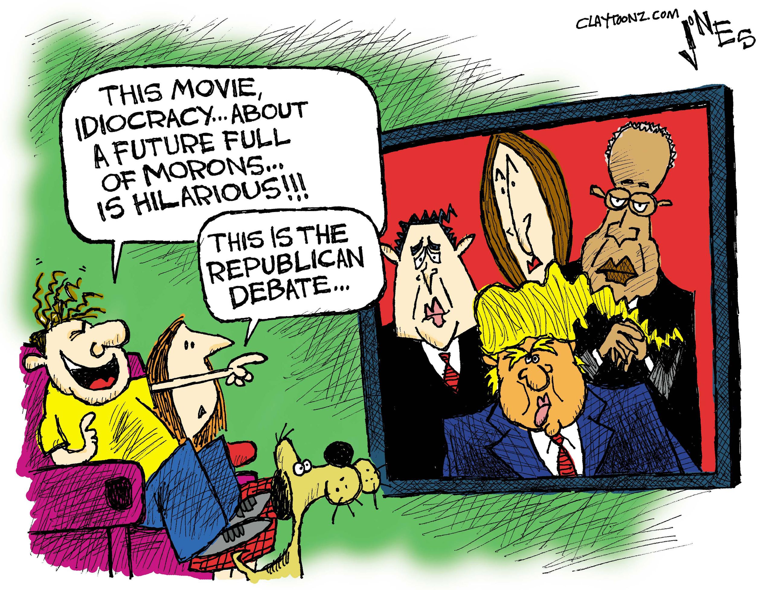 Political cartoon U.S. Debate | The Week