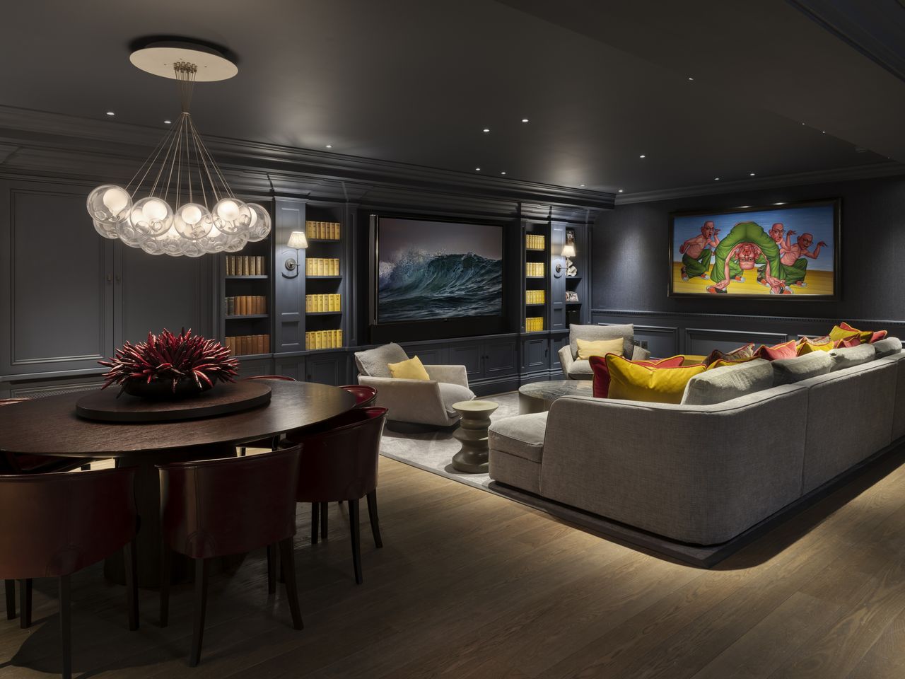 This London home pairs period features with a modern style