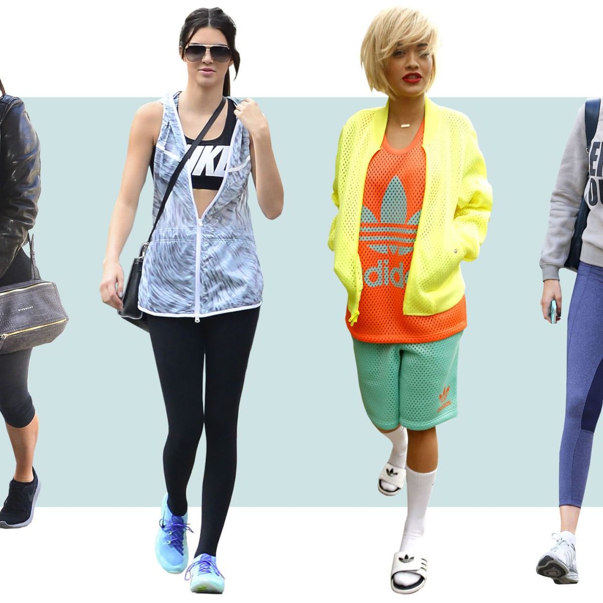 Athelisure Trend - Celebrities in Gym Clothes | Marie Claire