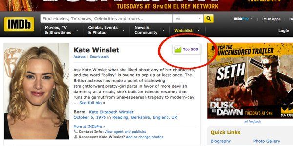 IMDB Accused Of Rigging The Star Meter | Cinemablend