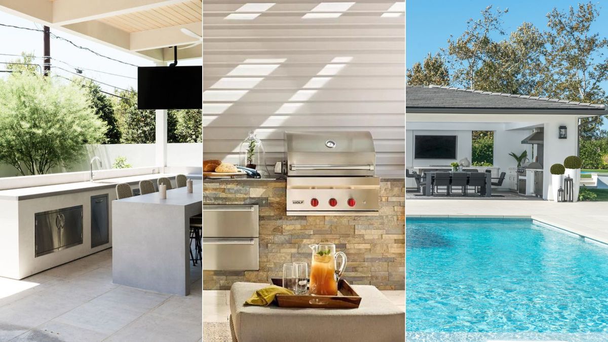 5 outdoor kitchen layout ideas to maximize your space | Homes and Gardens
