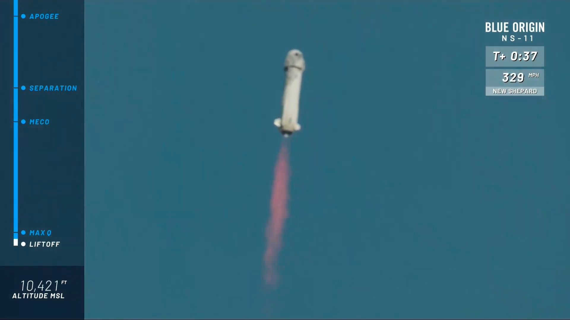 Blue Origin's Amazing NS-11 New Shepard Spacecraft Test Flight in ...