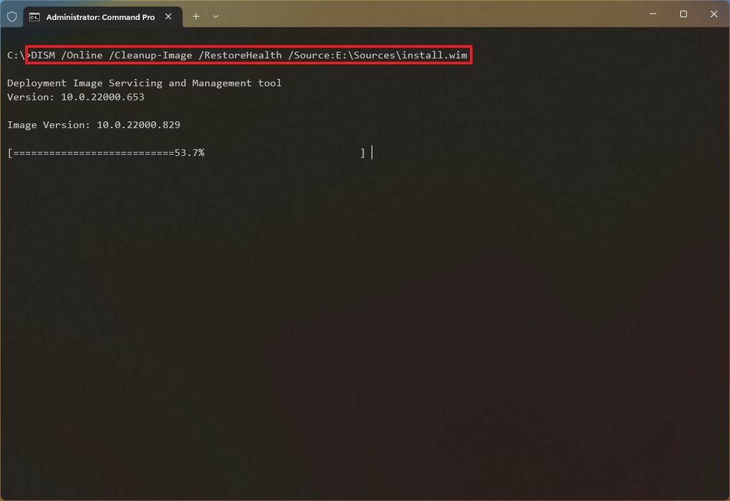 Windows 11 setup repair process using DISM | Windows Central
