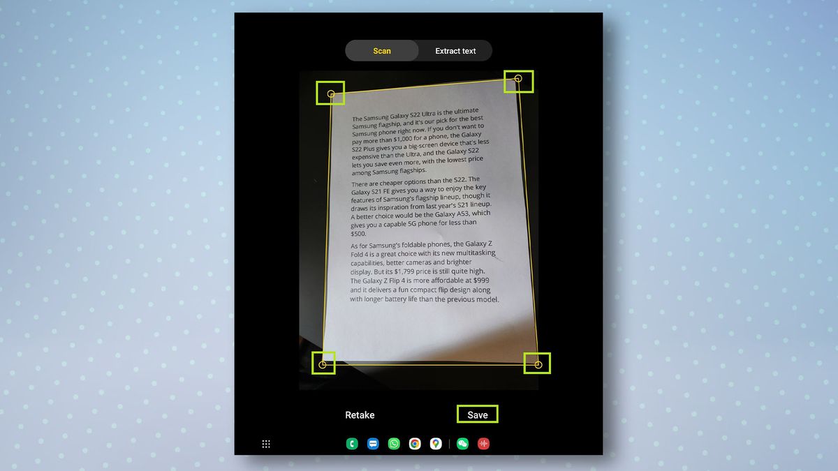 How to scan documents on Samsung smartphones and tablets | Tom's Guide