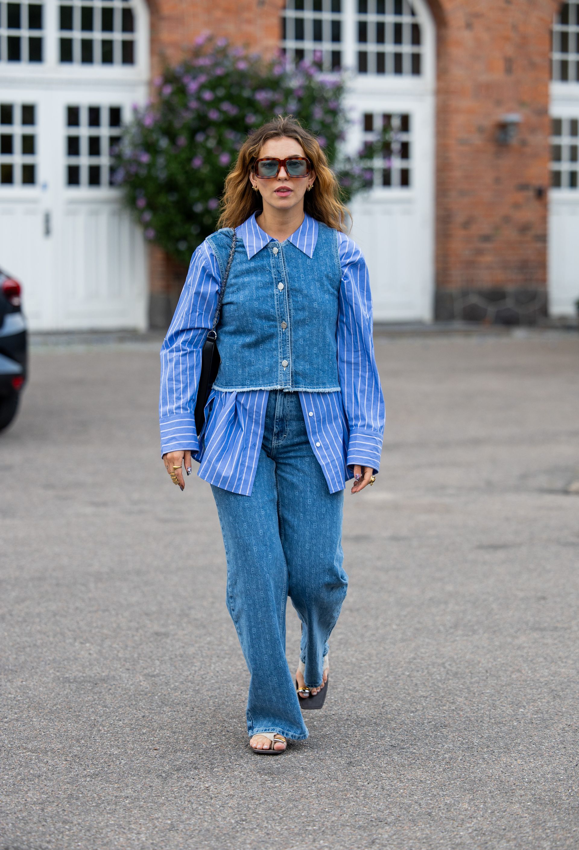 How to Wear Jeans and Flip-Flops Like Stylish Scandi Women | Who What Wear