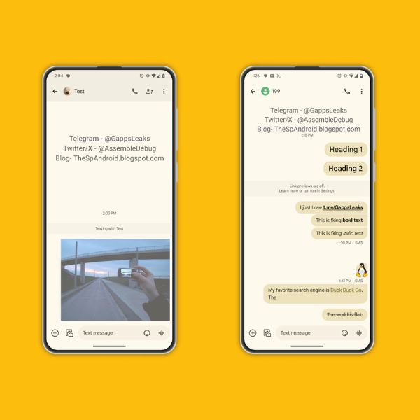 Google Messages might actually get markdown text formatting soon ...