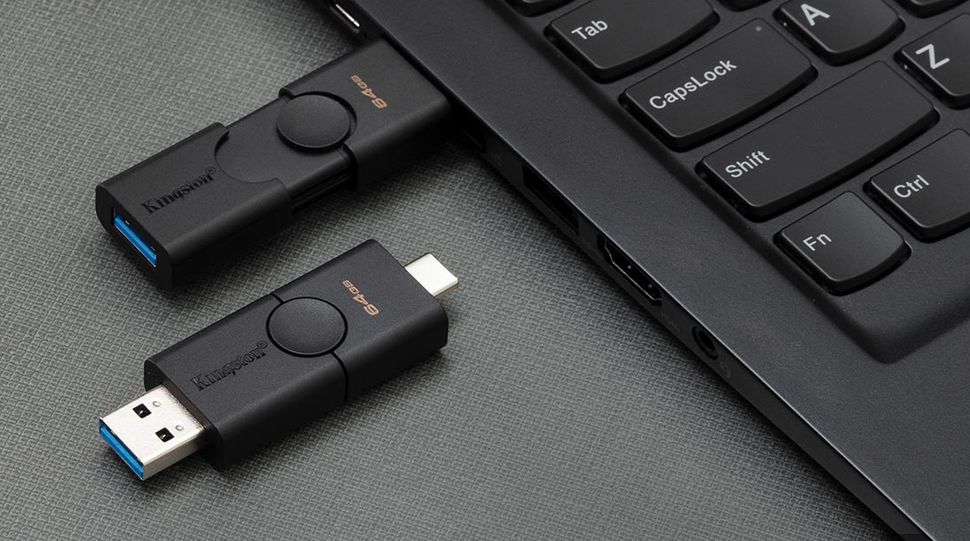 Never worry about USB port connectivity again with this dual connector ...