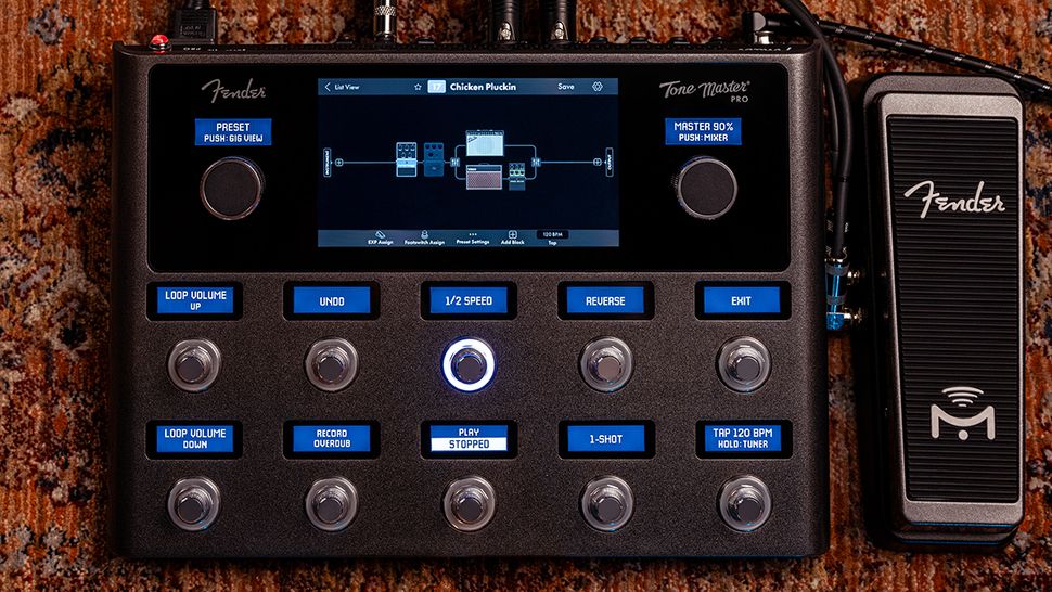 Fender launches Tone Master Pro, its first-amp modeler/multi-FX pedal ...