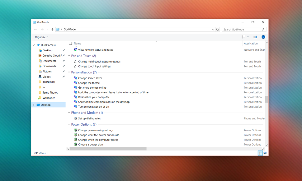 How to enable the legendary 'God Mode' in Windows 10 for all the ...