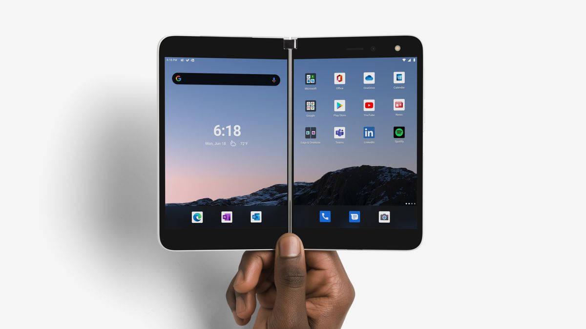 Microsoft Surface Duo — why its screen isn’t bendy like the Galaxy Z ...