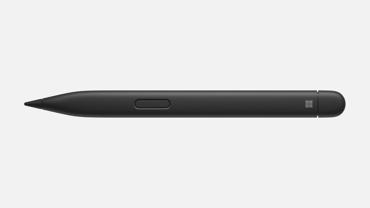 The new 'Surface Slim Pen 2' supports haptic feedback when writing or ...