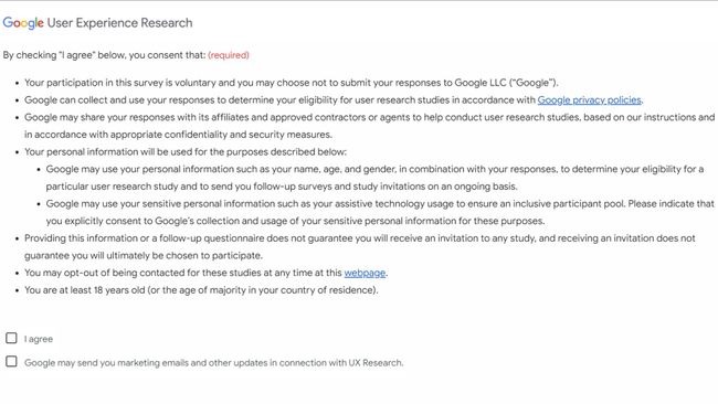 PSA: You can sign up for Google's research program, give feedback on ...