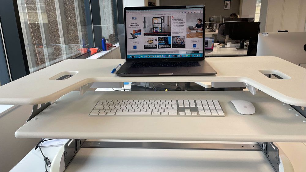 The best standing desk converter in 2023 | Creative Bloq