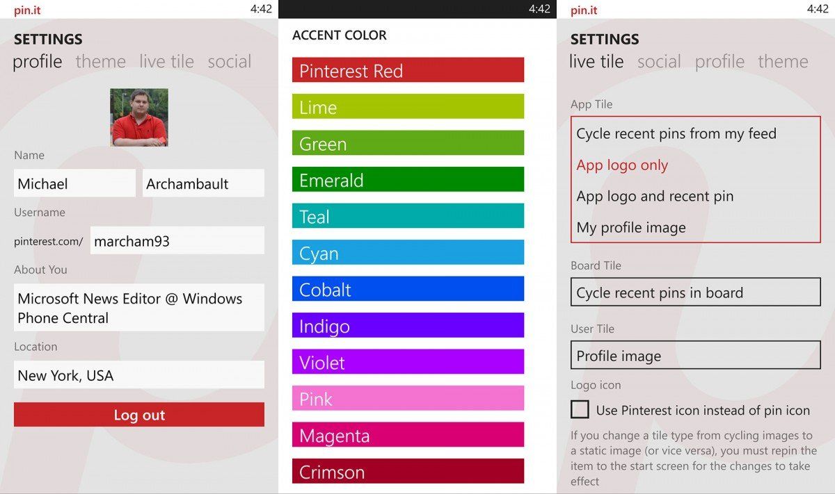 Pin.it for Windows Phone 8 - the superb Pinterest client you have been ...