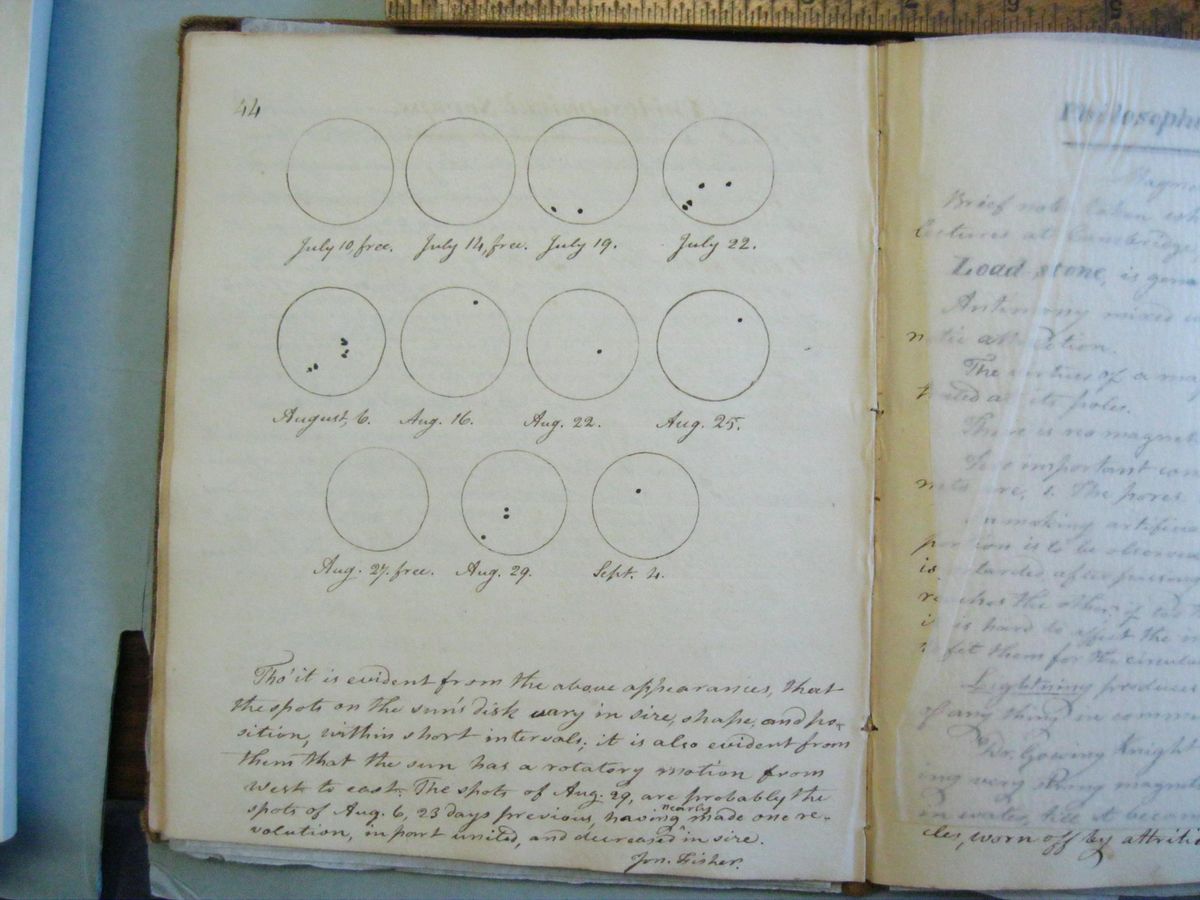 200-Year-Old Journal Reveals Rare American Sunspot Records | Space