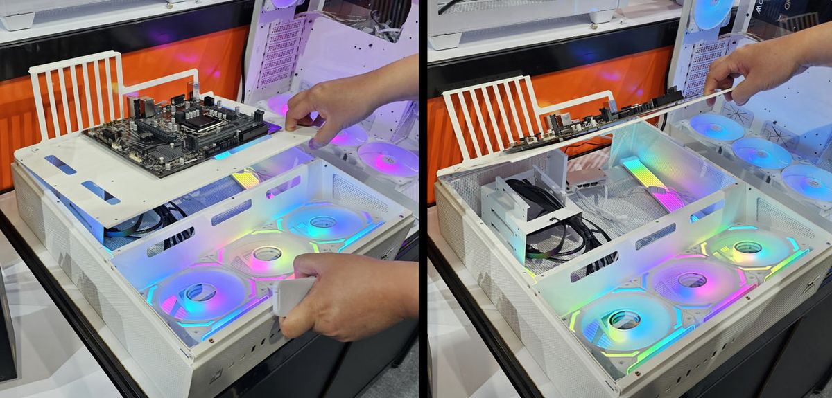 Xigmatek Shows off Glowing White PC Test Bed and Several High-End Cases ...
