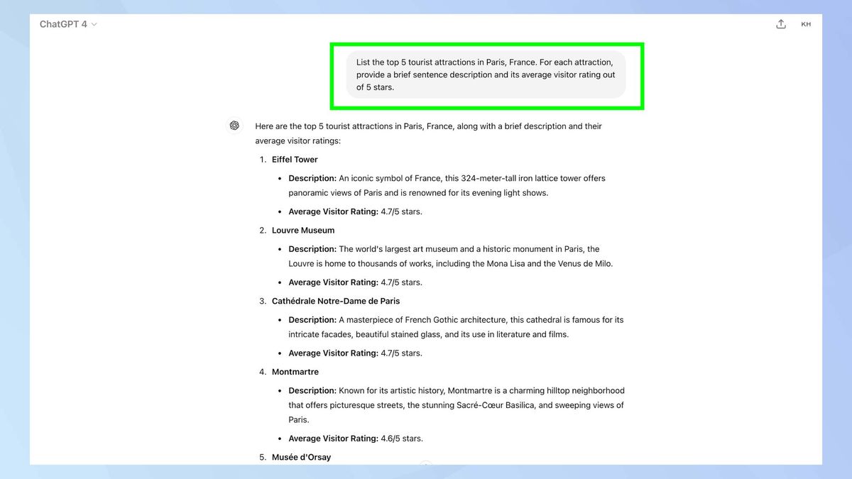 7 tips to craft the perfect prompt in ChatGPT | Tom's Guide