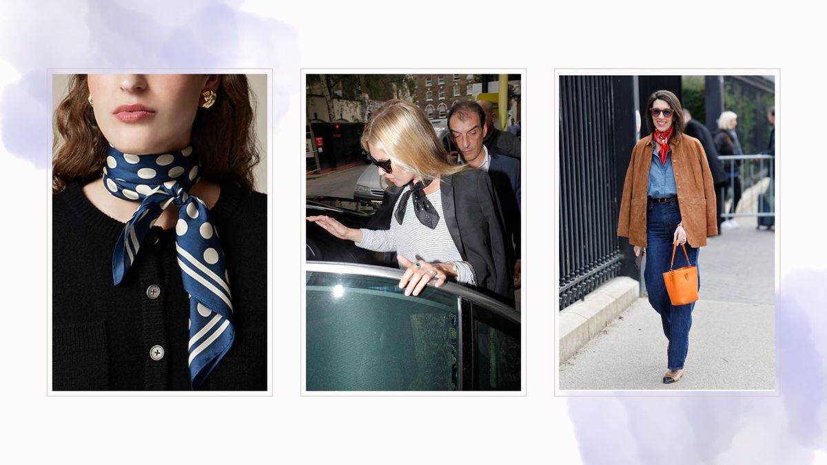 Refresh shirts and t-shirts with this season's must have neck scarves ...