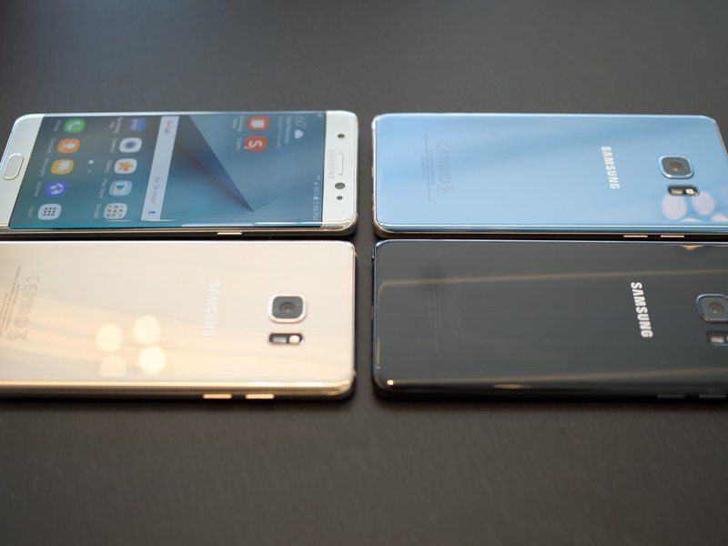 Here are all four colors of the Galaxy Note 7 | Android Central