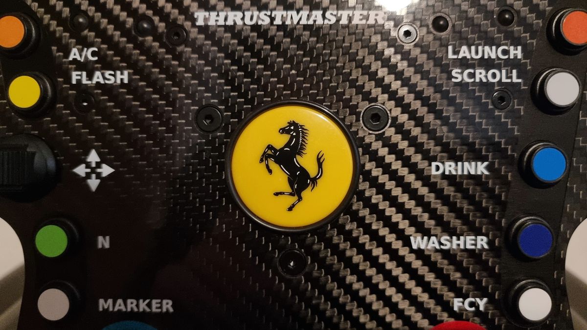 Thrustmaster Ferrari 488 GT3 racing wheel review - kicks like a horse ...