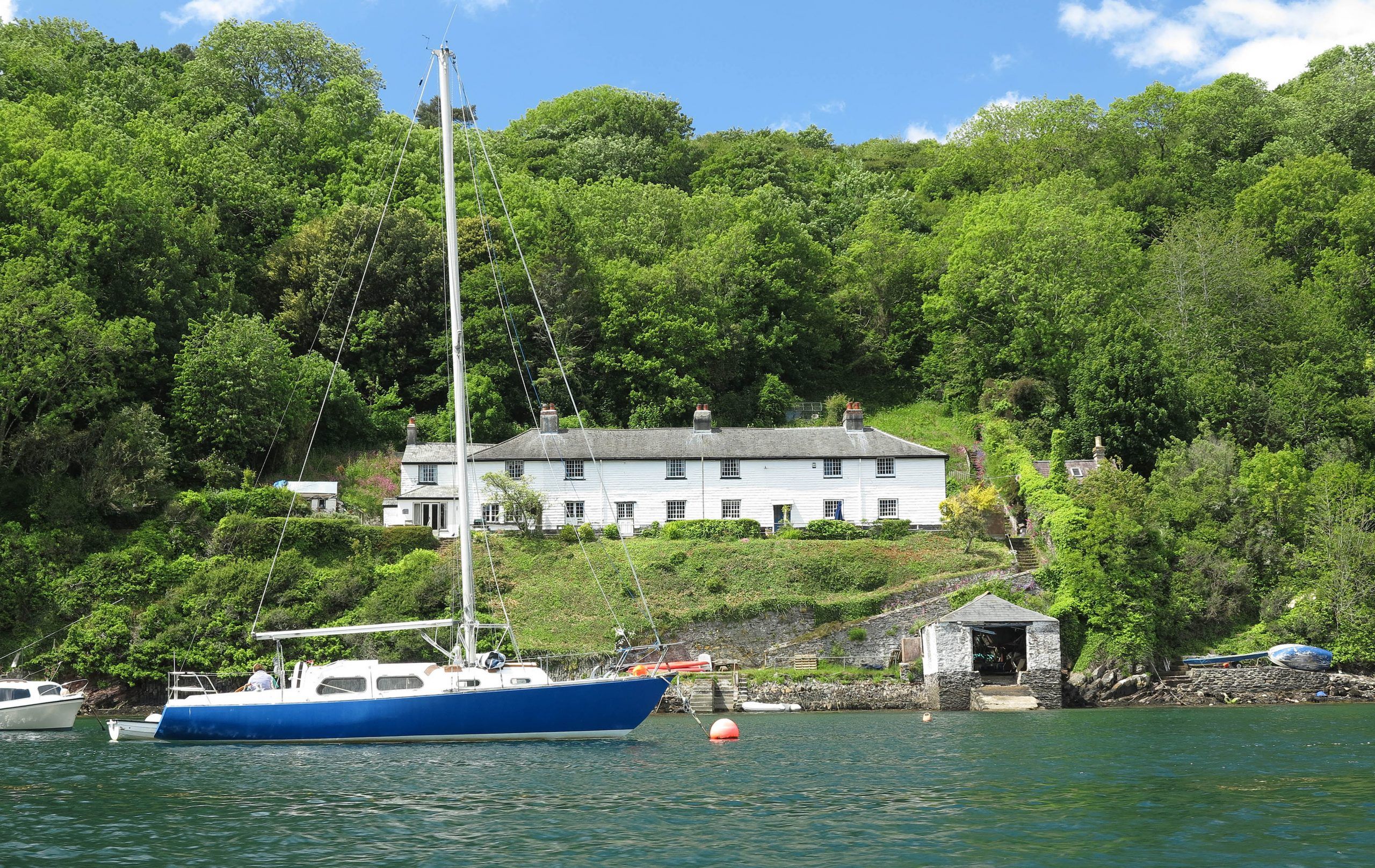 An irresistibly pretty coastguard cottage only accessible by boat — yet ...