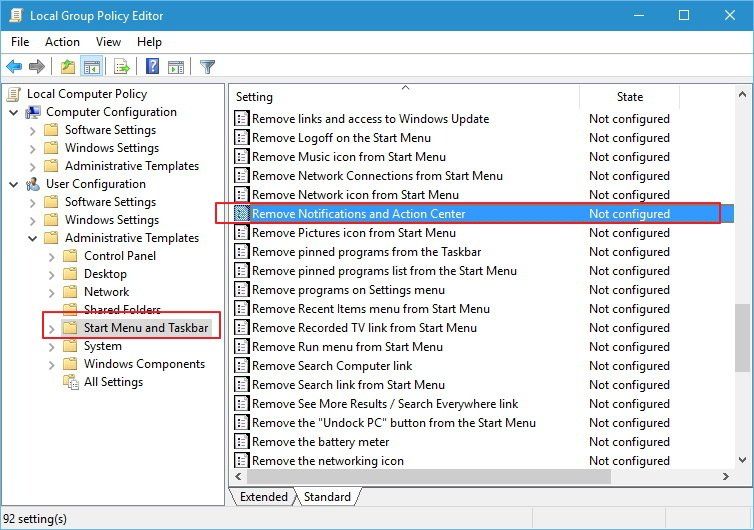 How to disable Action Center in Windows 10 | Windows Central