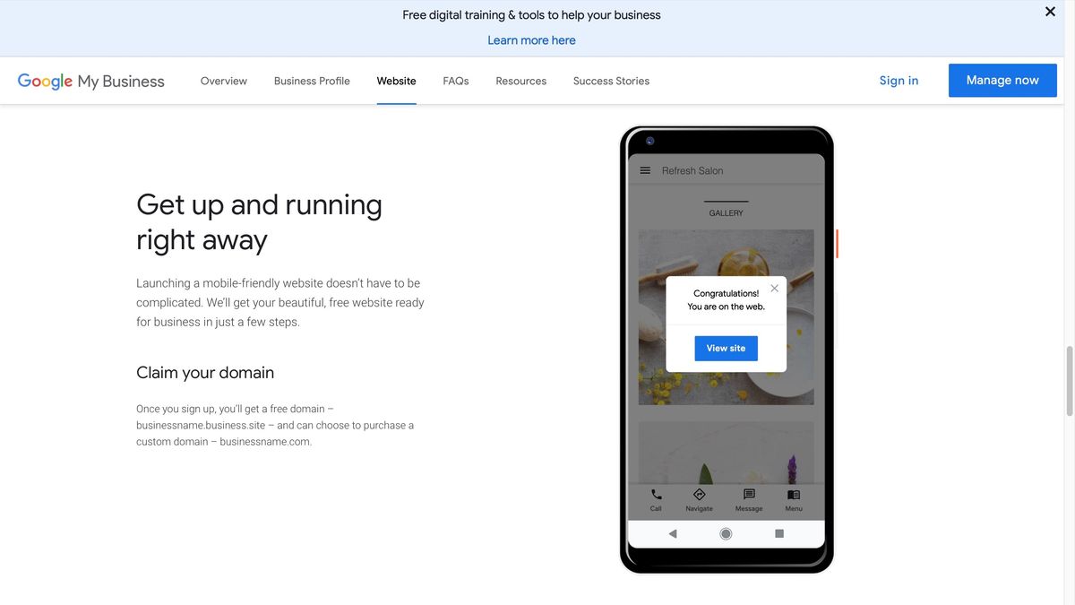 Google Website Builder review | TechRadar