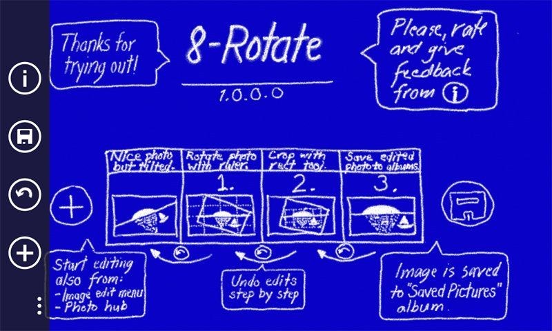 8-Rotate, a Windows Phone 8 app to help get the tilt out of your photos ...