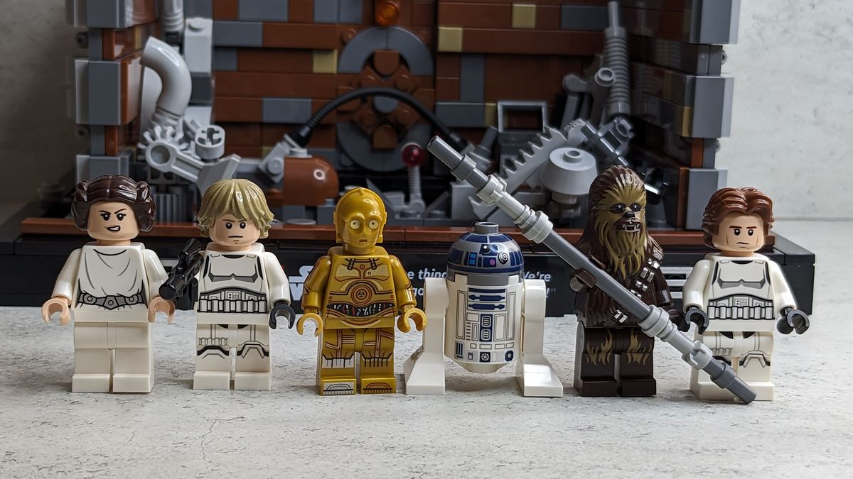 Lego Star Wars Death Star Trash Compactor Diorama review | Space