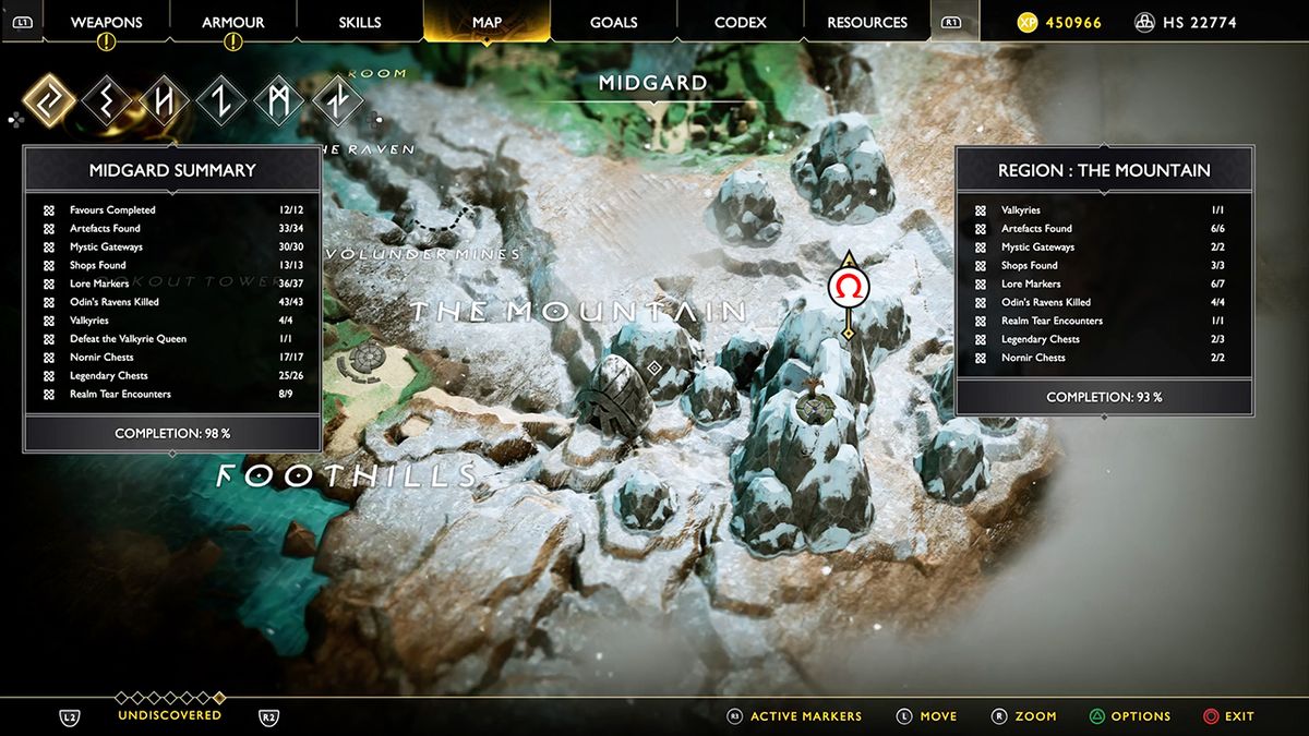 God of War Eyes of Odin Raven locations | GamesRadar+