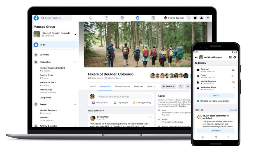Facebook unveils new group admin tools - Moderation can be automated ...