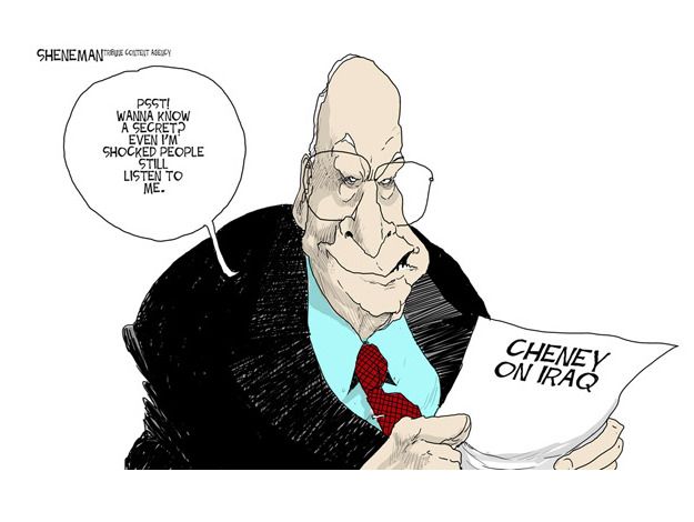 Political cartoon Cheney Iraq | The Week