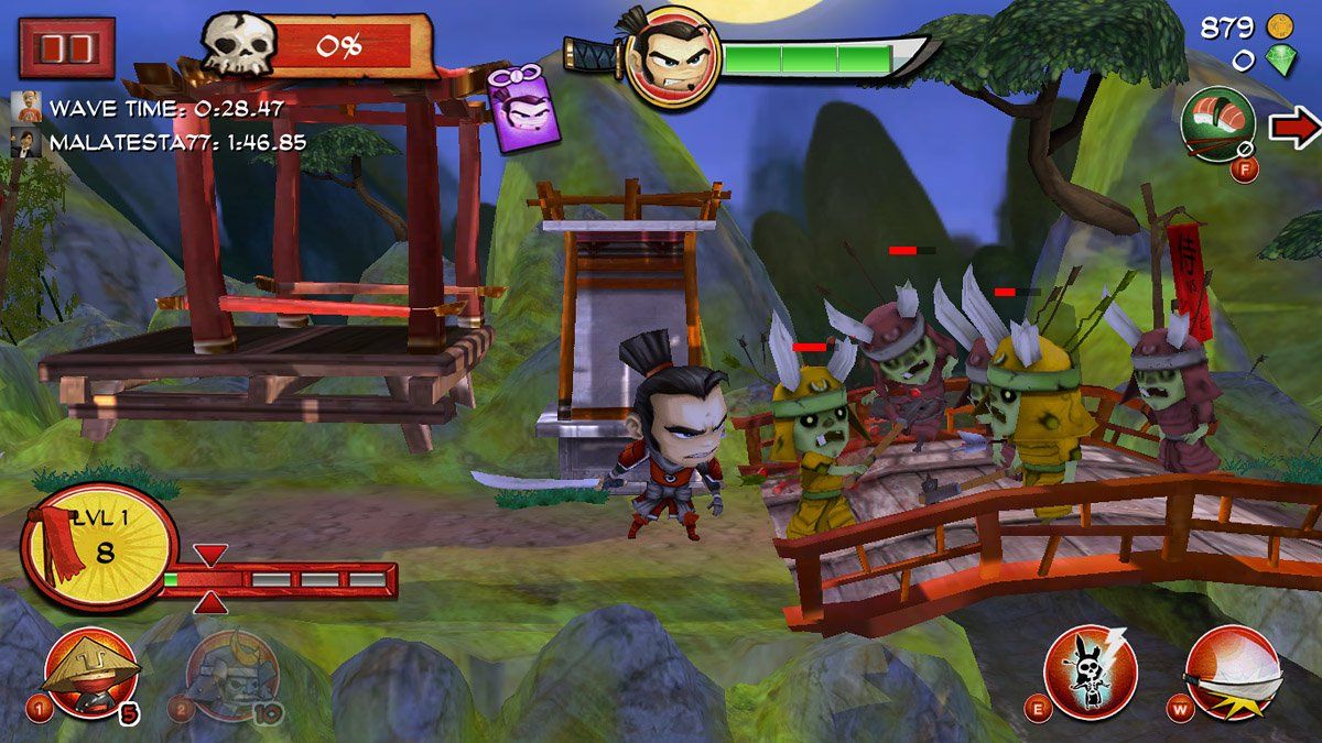 Samurai vs. Zombies Defense for Windows 8, slicing and dicing the ...