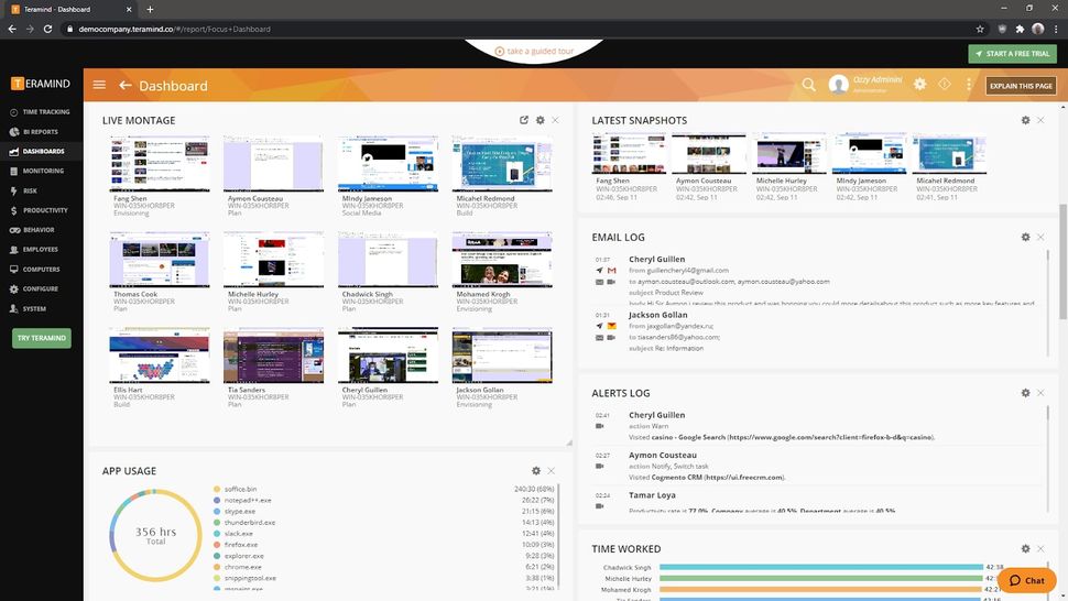 Teramind evaluation | TechRadar