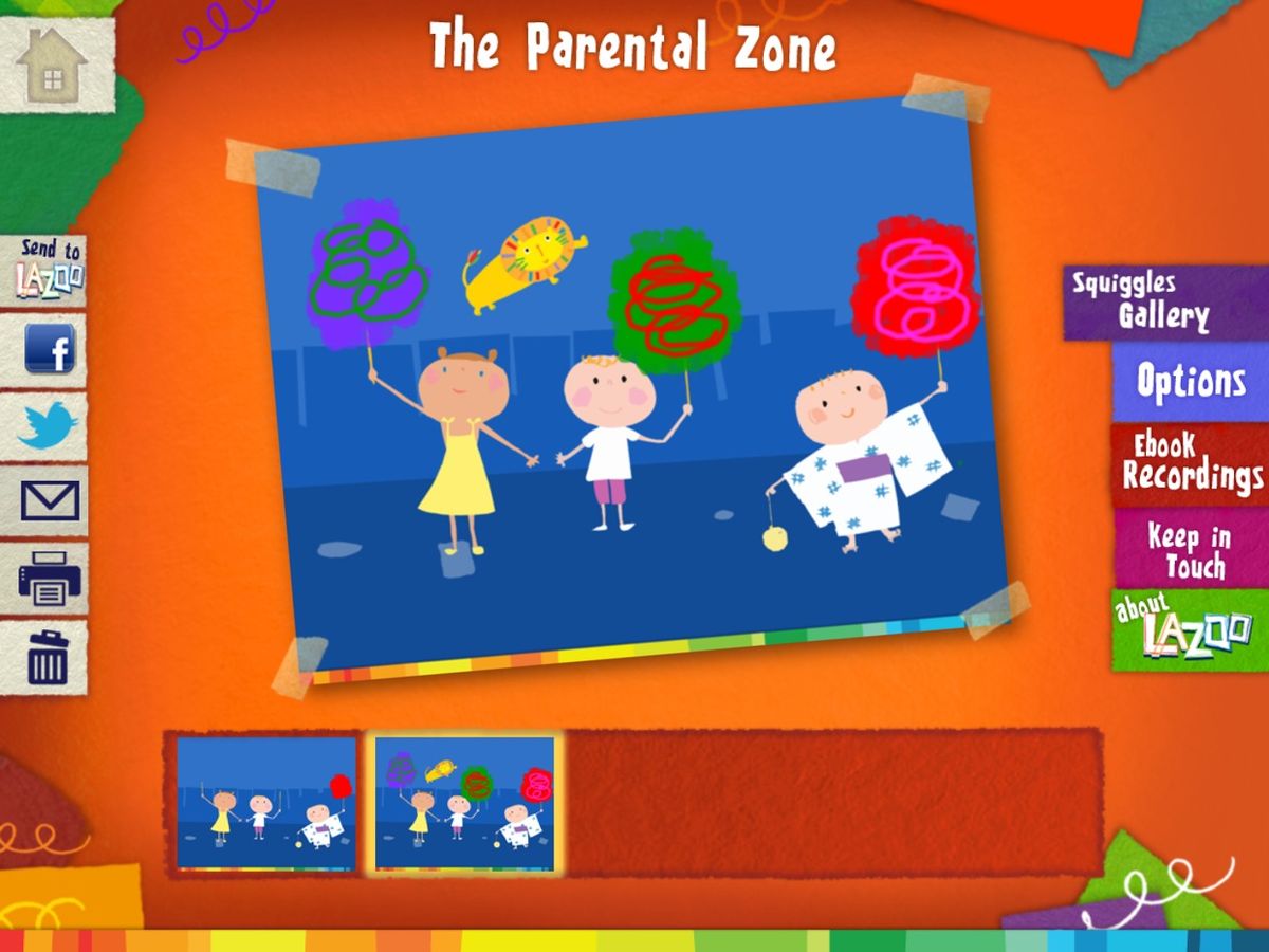 Squiggles! for iPad review: a children's drawing app that brings ...