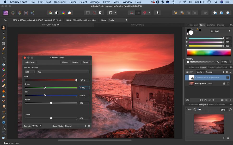 Create super-charged sunsets in Affinity Photo | Digital Camera World