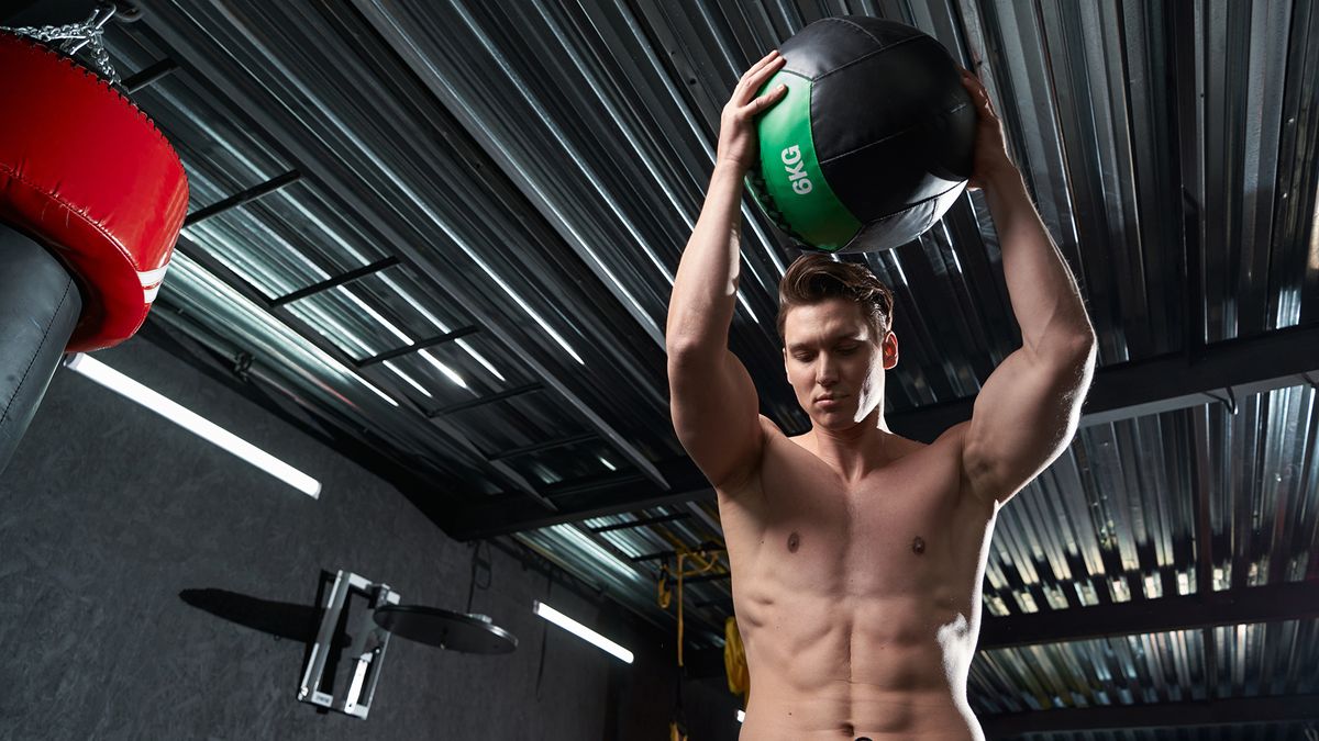 I did 60 seconds of this simple medicine ball exercise every day for a ...