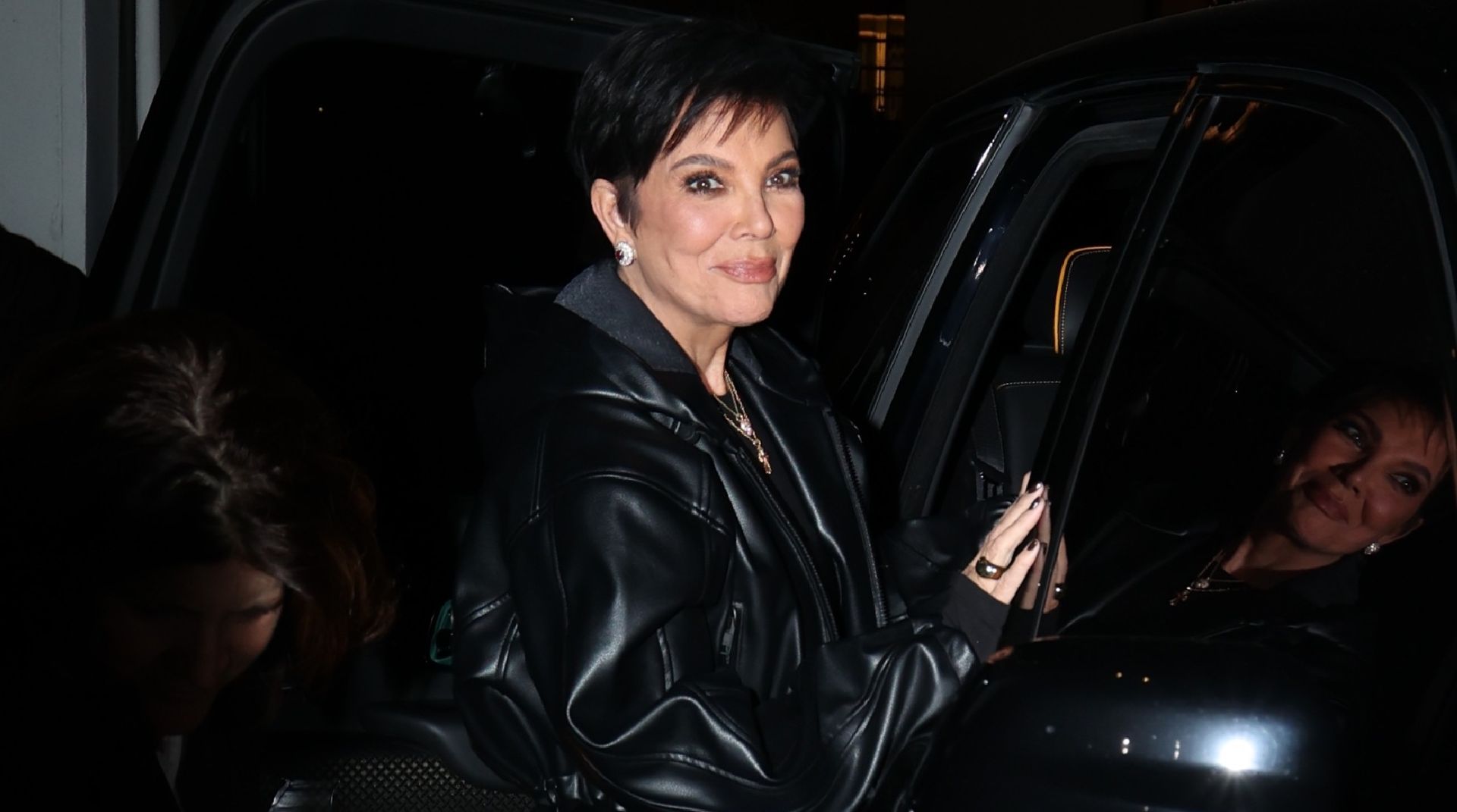 Kris Jenner in a Leather Khy Outfit Is Peak Momager | Marie Claire